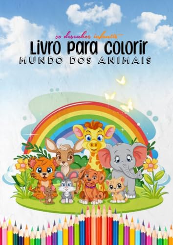 Livro para Colorir - 50 desenhos infantis: Mundo Dos Animais - eBook, Resumo, Ler Online e PDF ...