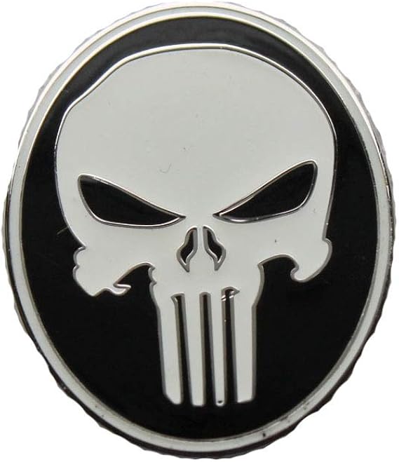 Amazon.com: The Punisher Skull Lapel PIN Badge: Clothing