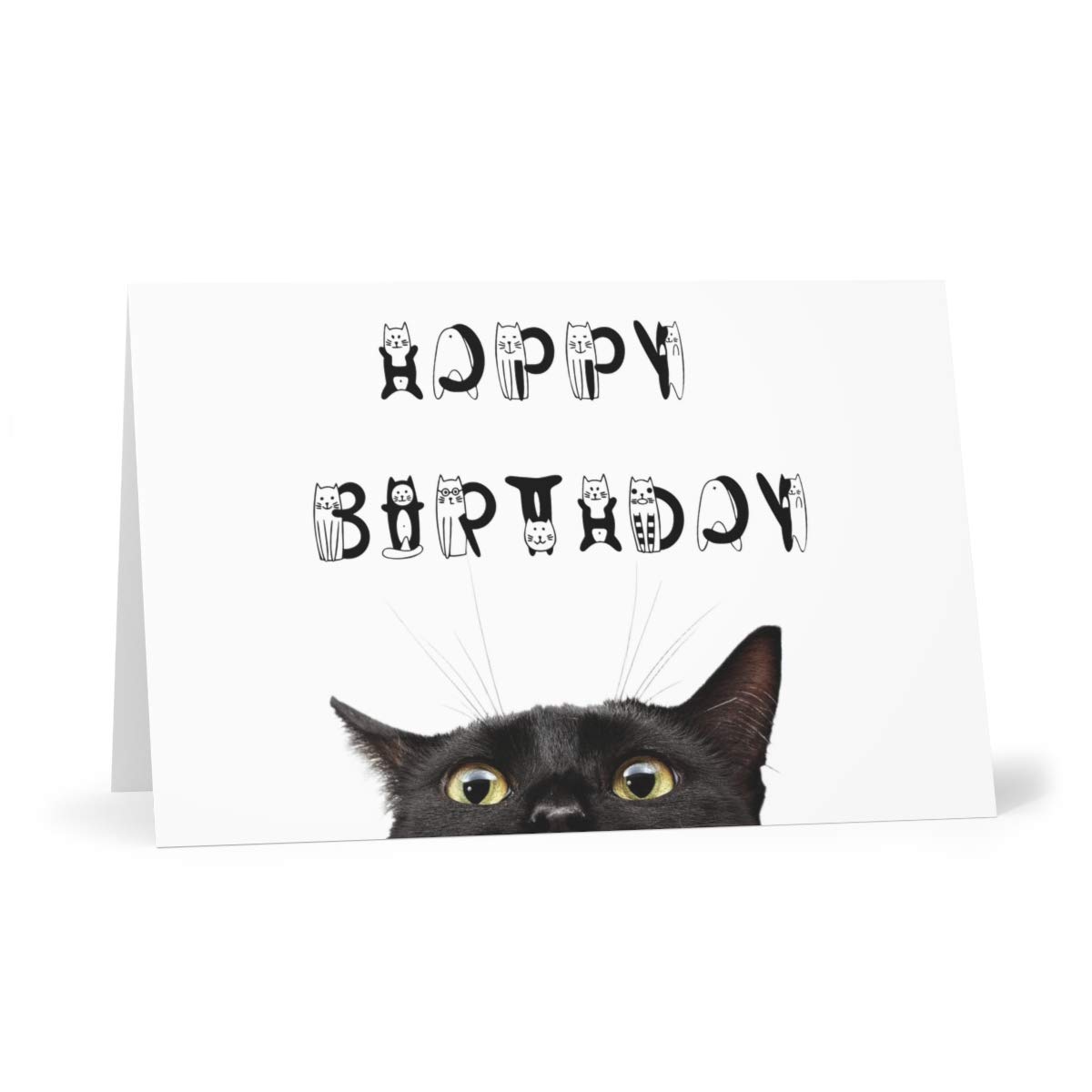 Buy RuxandCip Birthday Card With A Black Cat Cute Greeting Card buy-ruxandcip-birthday-card-with-a-black-cat-cute-greeting-card