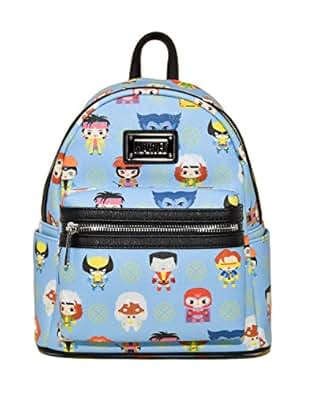 Amazon.com | Loungefly X-Men Marvel Chibi Character All Over Print Mini ...