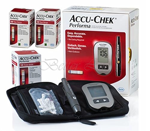 Accu Chek Performa Glucometer Kit with 110 Test Strips in Oman | Whizz ...
