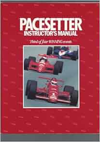 PACESETTER, INSTRUCTOR'S MANUAL, WINNING: Pearson Education: 9781567044065: Amazon.com: Books