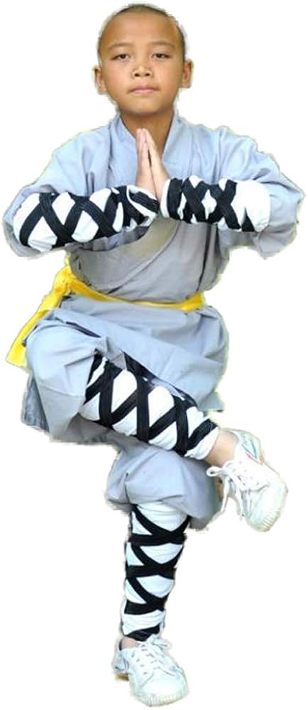 Amazon.com: Chinese Traditional Shaolin Temple Warrior Monk's Robe ...