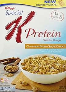 Amazon.com: Kellogg's Special K Protein Cereal - Cinnamon Brown Sugar ...