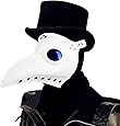 Raxwalker Plague Doctor Mask Halloween Props Costume Steampunk Gothic ...