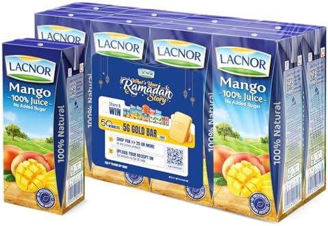 Lacnor Mango Fruit Drink, 8 X 180 Ml price in UAE | Amazon UAE ...