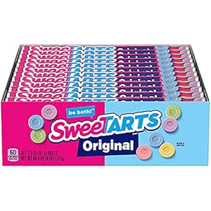 Amazon.com : SweeTARTS Original Candy, 1.8 Ounce Roll (Pack of 36 ...
