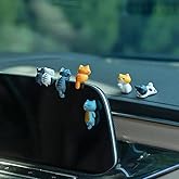 Amazon.com: Generic 8 Pcs Mini Cat Cute Car Accessories, Funny Rear View Mirror & Dashboard ...
