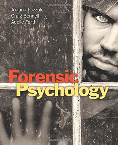 Amazon.com: Forensic Psychology: 9780205209279: Pozzulo, Joanna ...