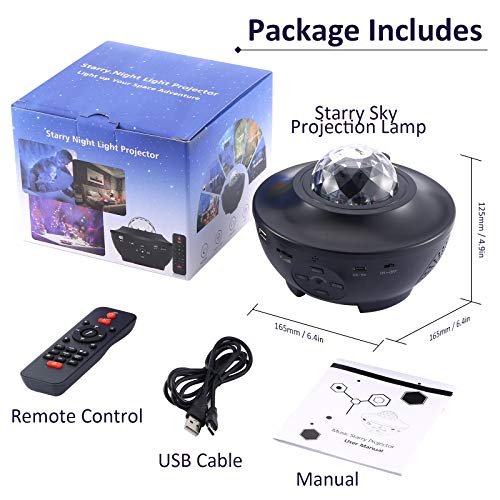 Galaxy Projector Star Projector with Remote Control, Night Light ...