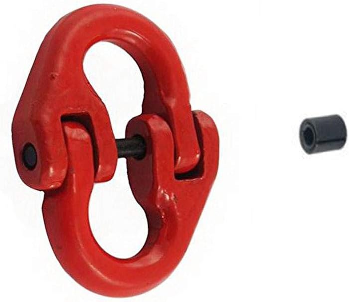 COMOK Alloy Steel Hammerlock Coupling Link, Red Painted Finish, 1/4 ...