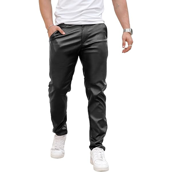 Xelement B7400 Men39s 39classic39 Black Fitted Leather Pants Buy