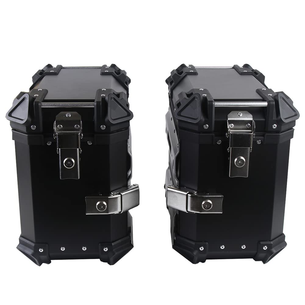 Mua LOUJIN 1 Pair 35L Universal Motorcycle Side Storage Box Aluminum ...