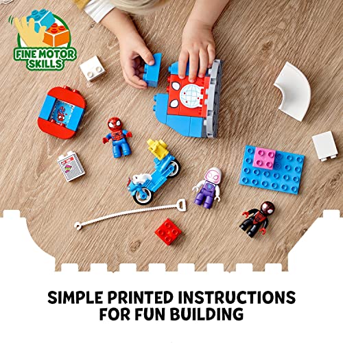 LEGO 10940 DUPLO Marvel Spider-Man Headquarters Building Toy for ...