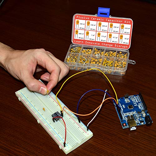 Ceramic Capacitor Assortment Kit - Set of 600 Small Assorted Capacitors ...