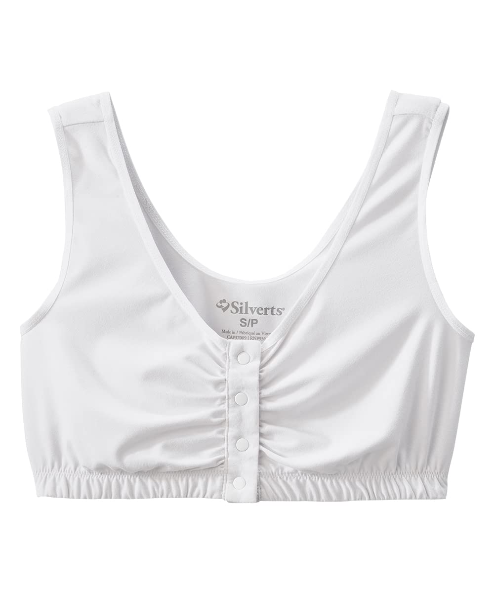 Silverts Front Closure Bras for Women - Front Snap Bras for Older Women ...
