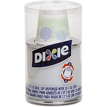 Amazon.com: Dixie Disposable Paper Cup Dispenser, For 3 Ounce or 5 ...