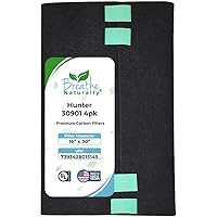 Amazon.com: Breathe Naturally 16" x 30" 30901 4pk Replacement Carbon ...