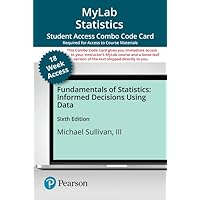 Amazon.com: Fundamentals of Statistics -- MyLab Statistics with Pearson eText + Print Combo ...