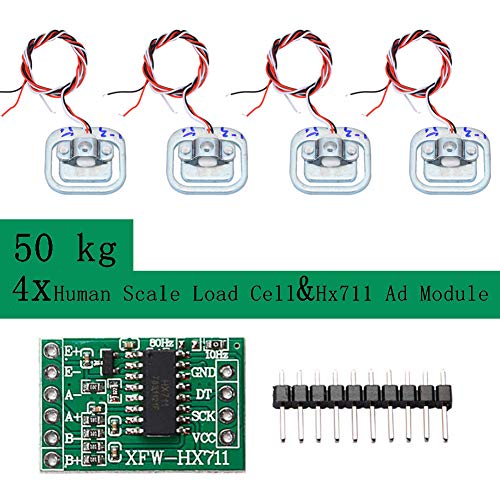R REIFENG 4Pcs 50kg Human Scale Load Cell Resistance Strain Weight ...