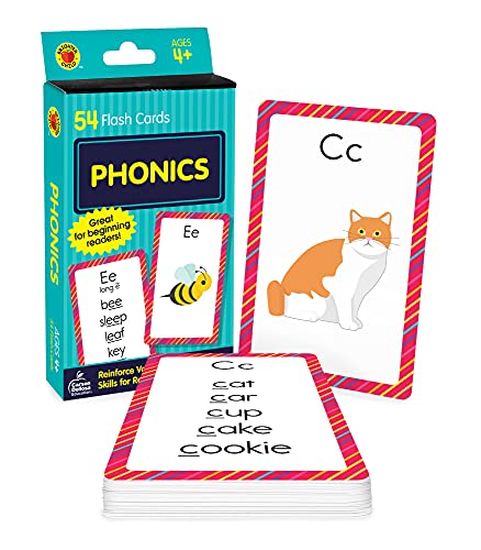 Phonics Flash Cards (Brighter Child Flash Cards) : Brighter Child ...
