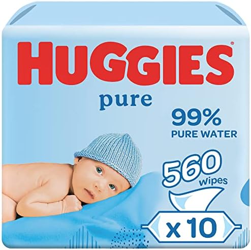 Huggies Baby Wipes Pure, 56S X 10 (560 Wipes) price in Saudi Arabia ...