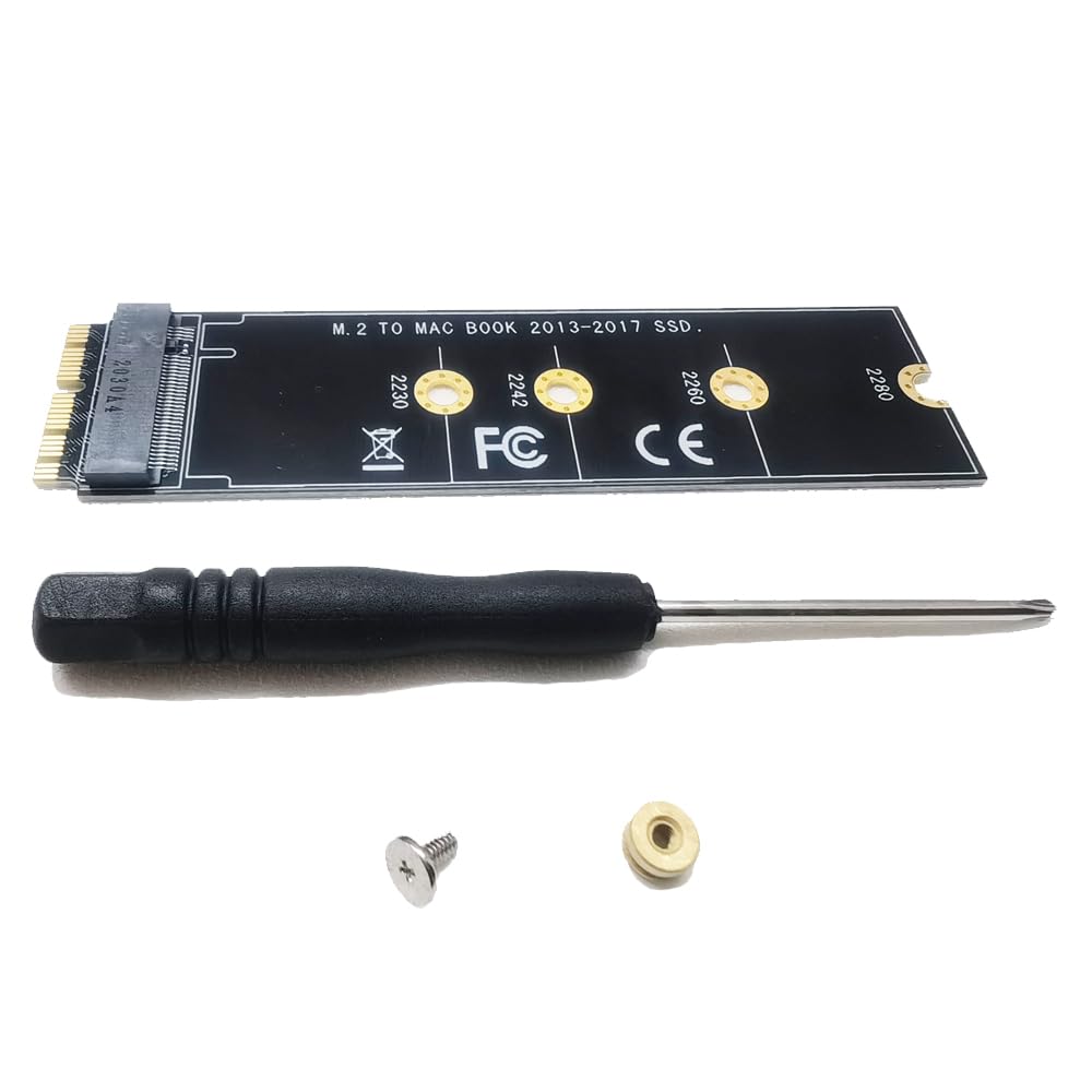 M.2 NVMe SSD Convert Adapter Conversion Kit for MacBook Air & Pro ...