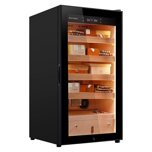 RACHING New MA50 Humidor Cabinet, 100L Cigar Humidor for Office ...