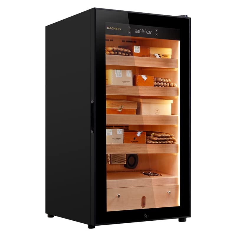 RACHING New MA50 Humidor Cabinet, 100L Cigar Humidor for Office ...