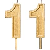 Amazon.com: Large, Gold 11 Balloons Number - 40 Inch | Gold Number 11 ...
