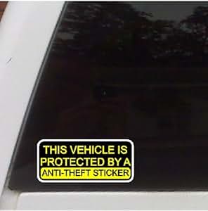 Amazon.com: This vehicle is protected by an anti theft sticker..Funny ...