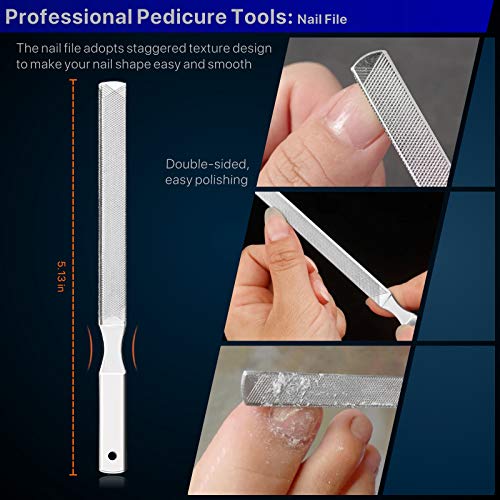 Ingrown Toenail Tool Kit 6PCS, Ingrown Toenail File and Lifter Double ...