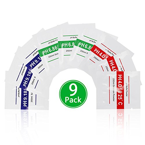 Buy Jellas 9-Pack PH Buffer Solution Powder set for Accurate and Quick ...