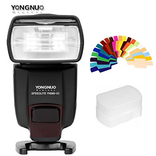 Yongnuo YN560 III Professional Wireless Flash Speedlite+20 Color Filter ...