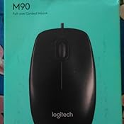 Amazon.in: Buy Logitech M90 USB Mouse (Dark Grey) Online at Low Prices ...