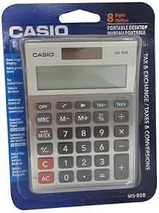 Amazon.com : Casio MS-80B Standard Function Desktop Calculator ...