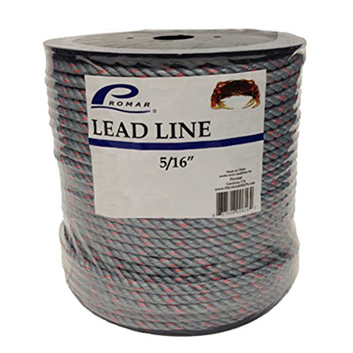 Promar NE-100L 100-Foot Lead Core Rope, 5/16-Inch Diameter, Green and ...
