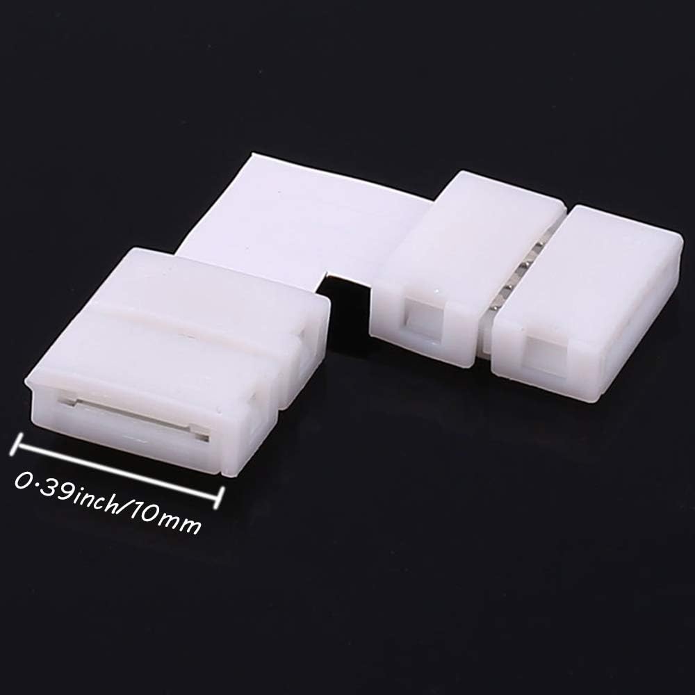 Xinlie L Shape LED RGB Corner Connector LED RGB Strip Connector L-Shape ...