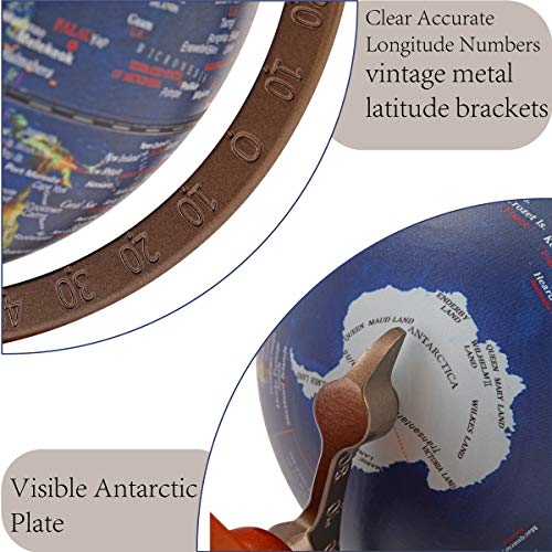 FUN GLOBE World Globe Desktop Education Geographic Interactive Earth ...