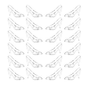 Amazon.com: Plastic Mini Cinderella Princess Inspired Slipper High Heel ...