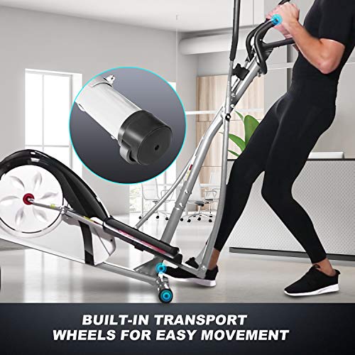 ANCHEER Elliptical Machine, Quiet & Smooth, Magnetic Elliptical Cross ...