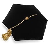 Amazon.com: Endea Graduation Deluxe Doctoral Tam with Four Sides and ...