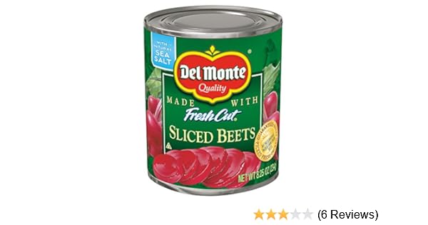 del monte canned beets