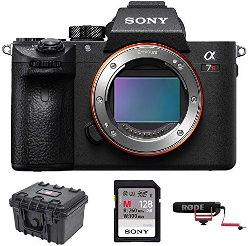 Sony a7R IIIA 42.4MP Full-Frame Mirrorless Interchangeable-Lens Camera 128GB VideoMicGo Bundle ...