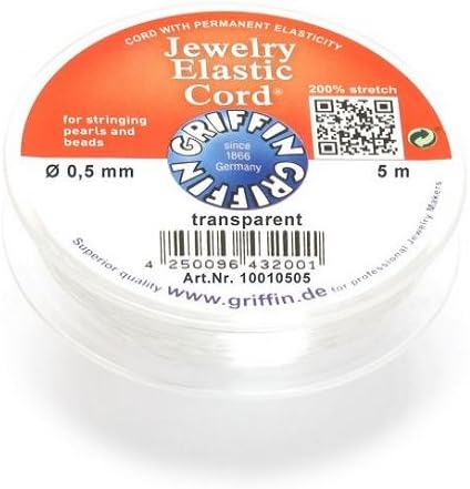 Gummi transparent 0,5mm, 5m Rolle: Amazon.de: Schmuck