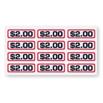 Amazon.com: $2.00 Coin Slide Decals: Industrial & Scientific