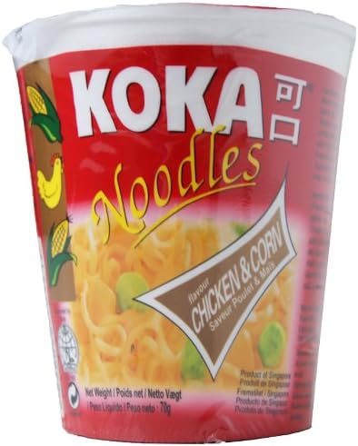 Koka Cup Noodles - Chicken & Corn Flavour - 12 Cups: Amazon.co.uk: Grocery