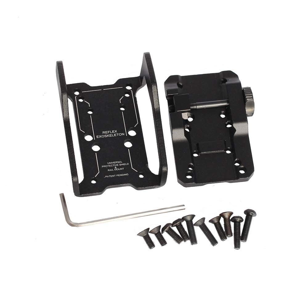 Detech Hand Stop Tactical Keymod Handle Grip Handguard Rubber Mount ...