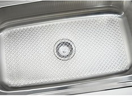 mDesign Practical Sink Mat for The Kitchen - Extra Large Sink ...