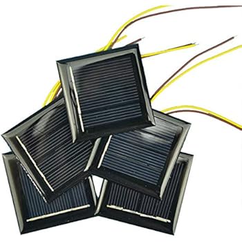 Amazon.com : AOSHIKE 10Pcs 2V 160MA Epoxy Solar Panel Polycrystalline ...